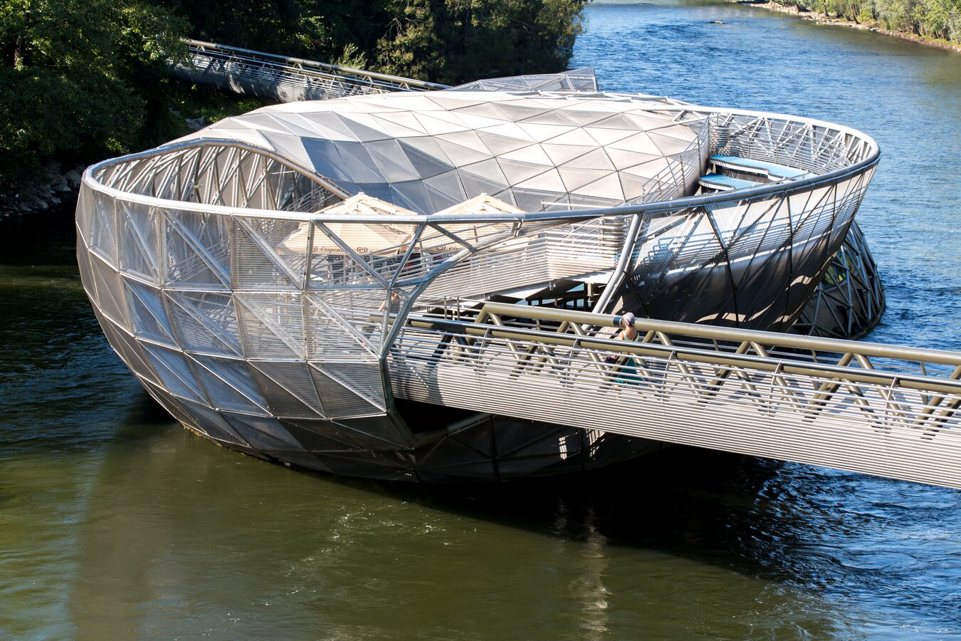 Murinsel Graz- Island in the Mur | Sightseeing in Graz