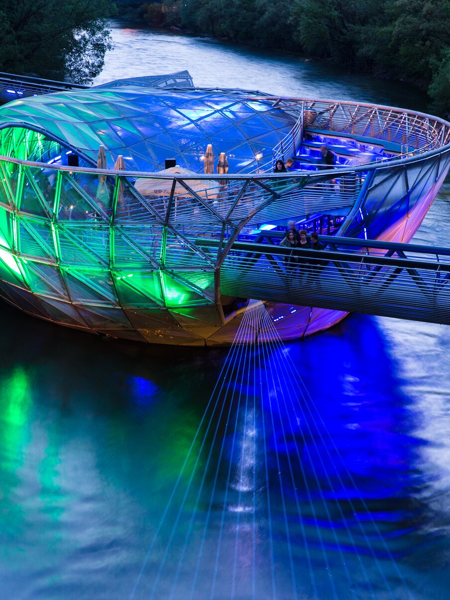 Murinsel Graz- Island in the Mur | Sightseeing in Graz