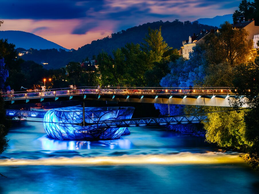 Murinsel Graz- Island in the Mur | Sightseeing in Graz