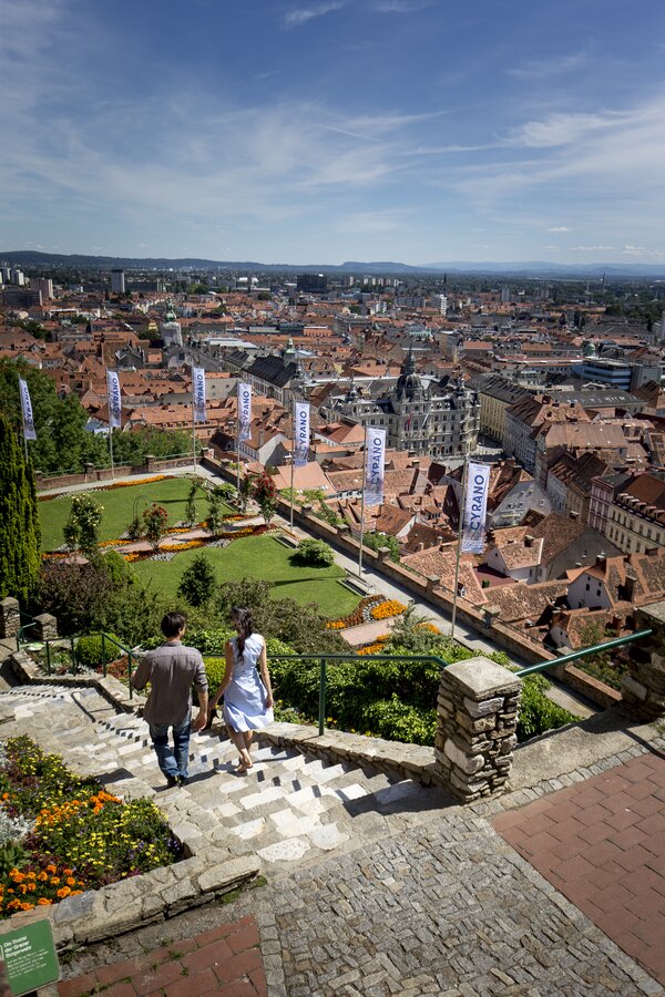 Herbersteingarten I Schlossberg Graz | Sehenswürdigkeiten in Graz