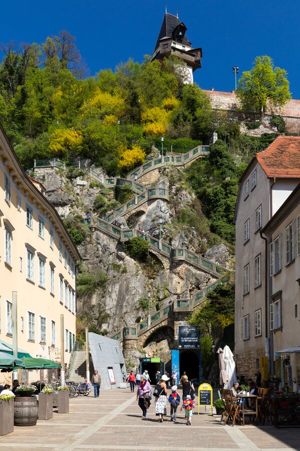 Schlossberg hill Graz | Sightseeing in Graz