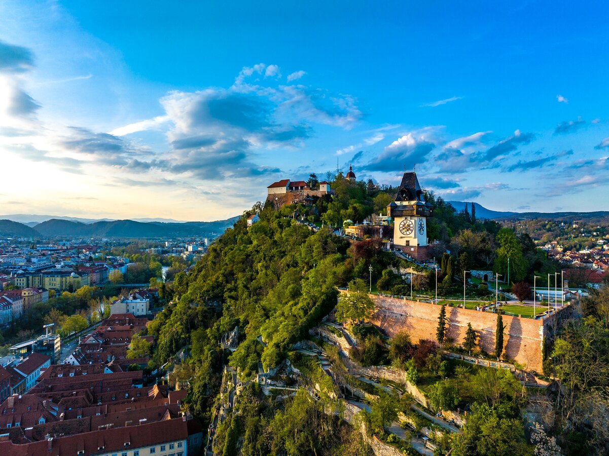Schlossberg hill Graz | Sightseeing in Graz