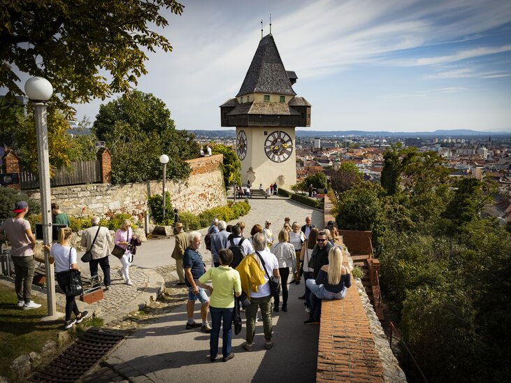 Sights around the Schlossberg in Graz I The Schlossberg course